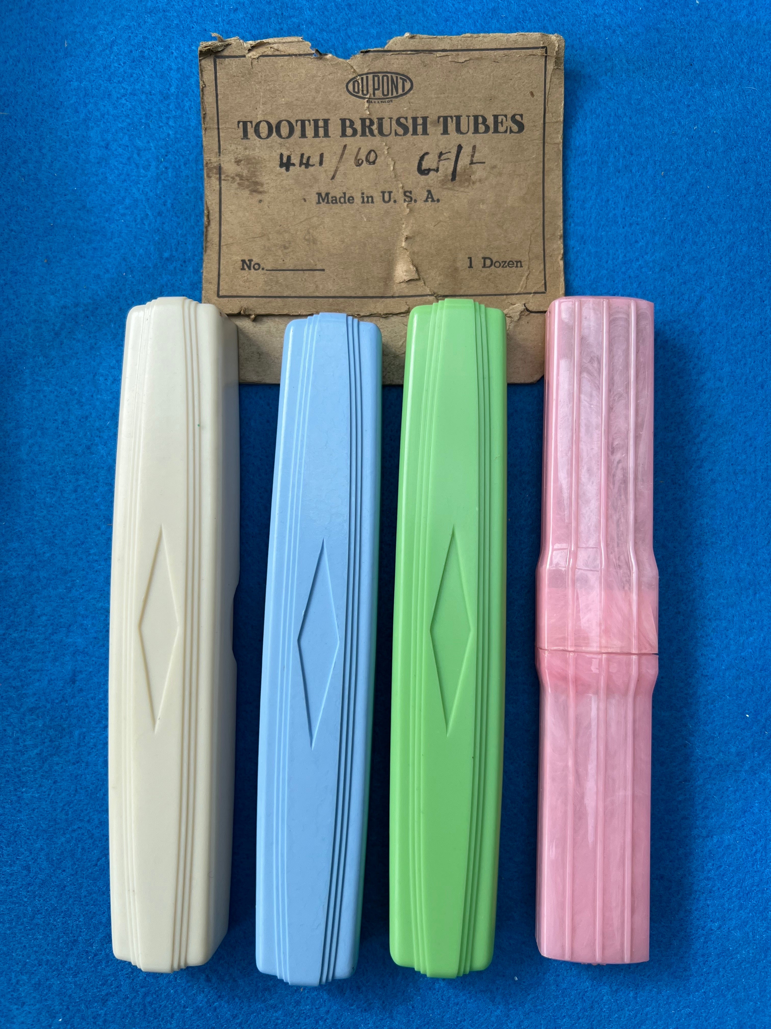 Most Pleasing 1940/50s Toothbrush Tubes – The Swagmans Daughter